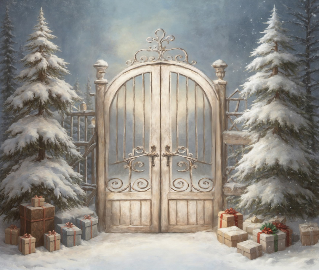 Backdrop "Forged gates"
