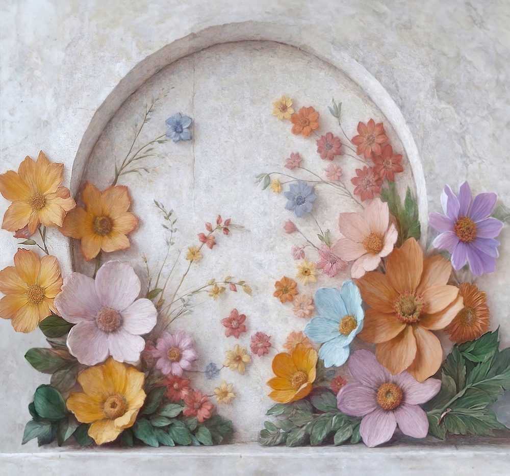 Backdrop "Spring arch"